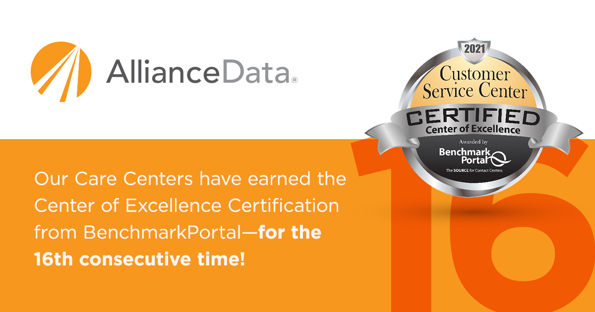 Alliance Data Card Services Receives “Center of Excellence ...